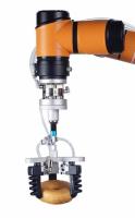 China Flexible Robot Gripper Design Silicone Molded With Clamping 0-160mm Self Weight 1kg for sale