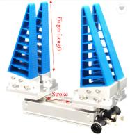 China Two 4 6  2 Finger Robot Gripper For Small Parts Flexible Adaptive 66 To 100mm Length 12 To 64mm Stroke for sale