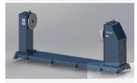 China 10kg Automatic Welding Positioner Turntable Design Electric Head And Tail Frame 10kg for sale