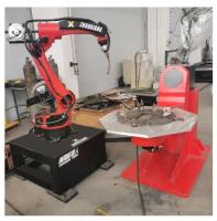 China FANUC Dual Axis Robot Positioner L Type Arc Welding Robotic Positioner 300KG 450mm for sale