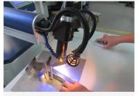 China Remote Laser Welding Robot System Machine Ccd = Mould Wave Length 1064nm for sale