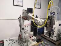 China Fiber Laser Welding Robot System ABB Kuka Fanuc 6 Axis Robot Arm   Depth 0.04-6mm for sale