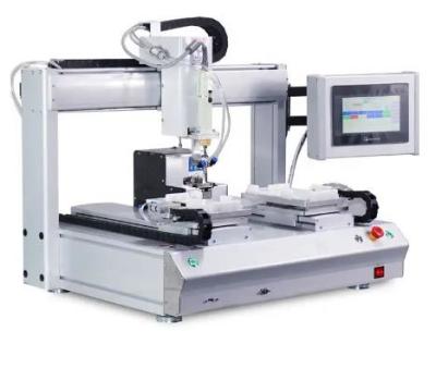 China Automatic Screw Tightening Machine Two Platforms One Head Desktop Screwdriver Locking for sale