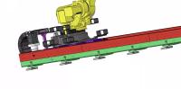 China Efficient Robot Linear Rail Running Speed 1 - 3m/S Suitable For Up To 3 Units Installation for sale