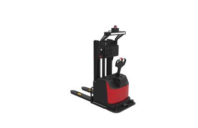 China Fully Automatic Forklift Lifting Pallets With Load 1500kg And Height Of 1.8 Meters for sale