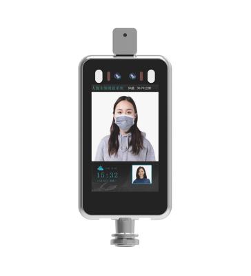 China Human Forehead Temperature Measurement Panel Face Identification Non Contact High Accuracy for sale