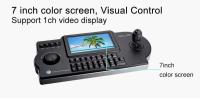 China CCTV Keyboard Controller,Network 4D Joystick Decoding Keyboard With 7 Inch LCD Screen for sale