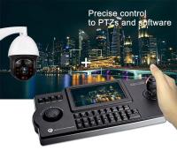 China CCTV Keyboard Controller,Network 4D Joystick Decoding Keyboard With 7 Inch LCD Screen for sale