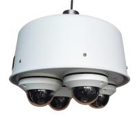 China Quad Dome Camera Offers 4 1080p TVI Camera And Output 1 ONVIF Stream for sale