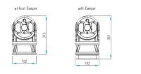 China Rugged PTZ Speed Dome Camera Portable Design 100m IR IP67 for sale