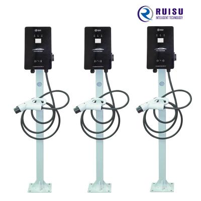 China Outdoor IP54 AC EV Charger 7KW 32A Single Phase Type 2 For Electric Car for sale