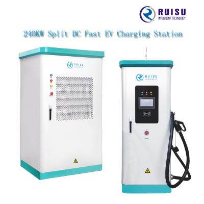 China Split Air Cooling Fast EV Charger , 240kw 45Hz DC Electric Vehicles Charging Station for sale