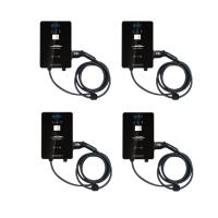 China Wall Mounted AC EV Charger 32A Type 2 Portable Evse With LCD Display for sale