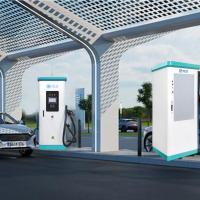 China Floor Mounted EV Rapid Charging Stations , 480KW Split Public Car Charging Points for sale