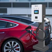 China DC Fast 30kw EV Charger With 7 Inch Touch Screen Ccs Type 2 Single Connector for sale
