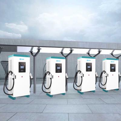 China Floor Mounted Smart EV Car Charger , Fast Charging EV Station 60KW OEM for sale