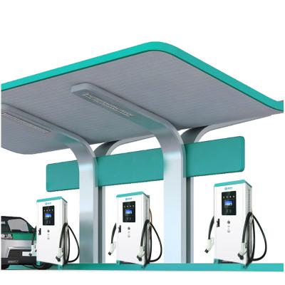 China All In One 120kw EV Charger Floor Mounted With 7
