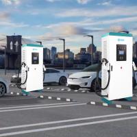 China Fast Charging DC 120kw EV Charger All In One With Double Charging Gun for sale