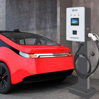 China Wall Mounted DC 40kw EV Charger Metal Material With Single Gun for sale