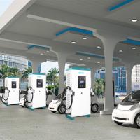 China 160kw Floor Mounted Ev Charging Station Dc Ev Charger For Electric Car for sale
