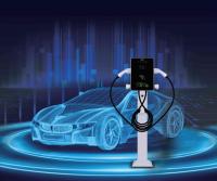 China 30KW 100A EV Charger Stations With 5 Meters Cable  Gun for sale