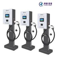 China 30KW 100A EV Charger Stations With 5 Meters Cable  Gun for sale
