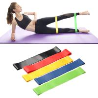 China 0.9mm Rubber Stretch Bands ODM 5pcs Green Resistance Band for sale
