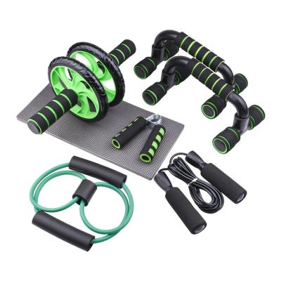 China 22cm PVC Ab Wheel Roller Set with Sponge Handles for Strength Training for sale