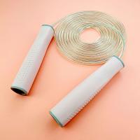 China ISO9001 2.6m PVC Weighted Skipping Rope Adjustable Fitness Jump Rope for Gym Training for sale