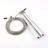 China ZHIHUI 300cm Steel Cable Jump Rope Self Locking Aluminium Handle for sale