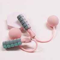 China PVC 70mm Cordless Indoor Jump Rope for Women Weighted Fitness Skipping Rope 230g for sale
