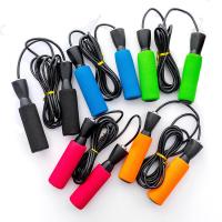 China 3m PVC Foam Handle Skipping Rope for Adult Fitness Training 0.12kg for sale