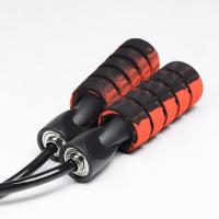 China Training Two Bearings Cordless Skipping Rope Ropeless Foam Handle for sale