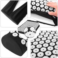 China Antislip Acupressure Yoga Mat 68x40cm with Pillow for Pain Relief and Muscle Tension for sale