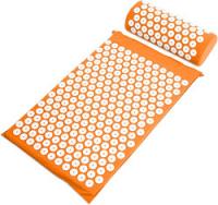 China Antislip Acupressure Yoga Mat 68x40cm with Pillow for Pain Relief and Muscle Tension for sale