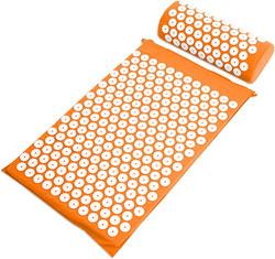 China Antislip Acupressure Yoga Mat 68x40cm with Pillow for Pain Relief and Muscle Tension for sale