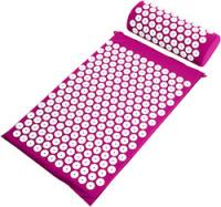 China Antislip Acupressure Yoga Mat 68x40cm with Pillow for Pain Relief and Muscle Tension for sale