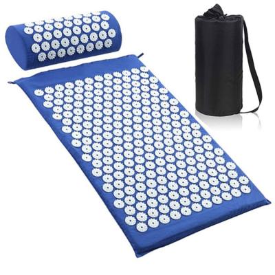 China Acupressure Mat and Pillow Set for Muscle Relaxation Insomnia Relief 100 Cotton for sale