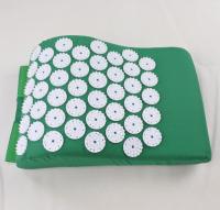 China ABS Eco Acupressure Mat and Neck Pillow Set 32x23x9cm Plastic Spike Massage for sale