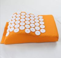 China ABS Eco Acupressure Mat and Neck Pillow Set 32x23x9cm Plastic Spike Massage for sale