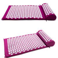 China ABS Plastic Acupressure Mat Bed of Nails Yoga Mat 66x42cm for Pain Relief for sale