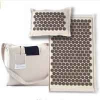China 63.5x38.1x2.5cm High Stretchable Gray Massage Acupressure Yoga Mat with Spikes for sale