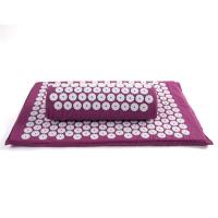 China ZHIHUI Silicone Acupressure Mat and Pillow Set 66x41cm for Feet Back Pain Relief for sale