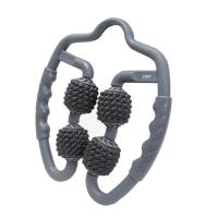 China U Shaped Handheld Thigh Massage Roller Ball Stick 27cm Muscle Recovery Tool for sale