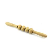 China Wooden Anti Cellulite Massage Roller Ball Stick 39cm Body Therapy Tool for sale