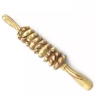China SGS Certified Wooden Massage Roller Stick 39cm 18cm for Body Acupuncture Muscle Relaxation for sale