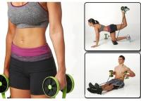 China Multifunctional Double Wheel Ab Roller with High Elastic Tube for Home Gym Exercise for sale