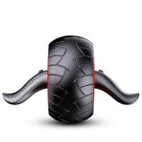 China Red Perfect Fitness Ab Carver Pro Roller 9cm Wide Wheel 300lbs Capacity Auto Rebound Ab Wheel Set for sale