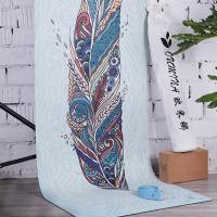 China 2mm 183cm Custom Printed Yoga Mats Fitness Workout Tools Suede for sale