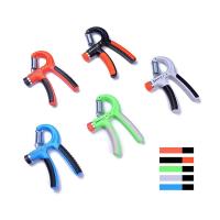China Adjustable Hand Gripper 10-40kg Stainless Steel Spring Strength Training Exerciser for sale